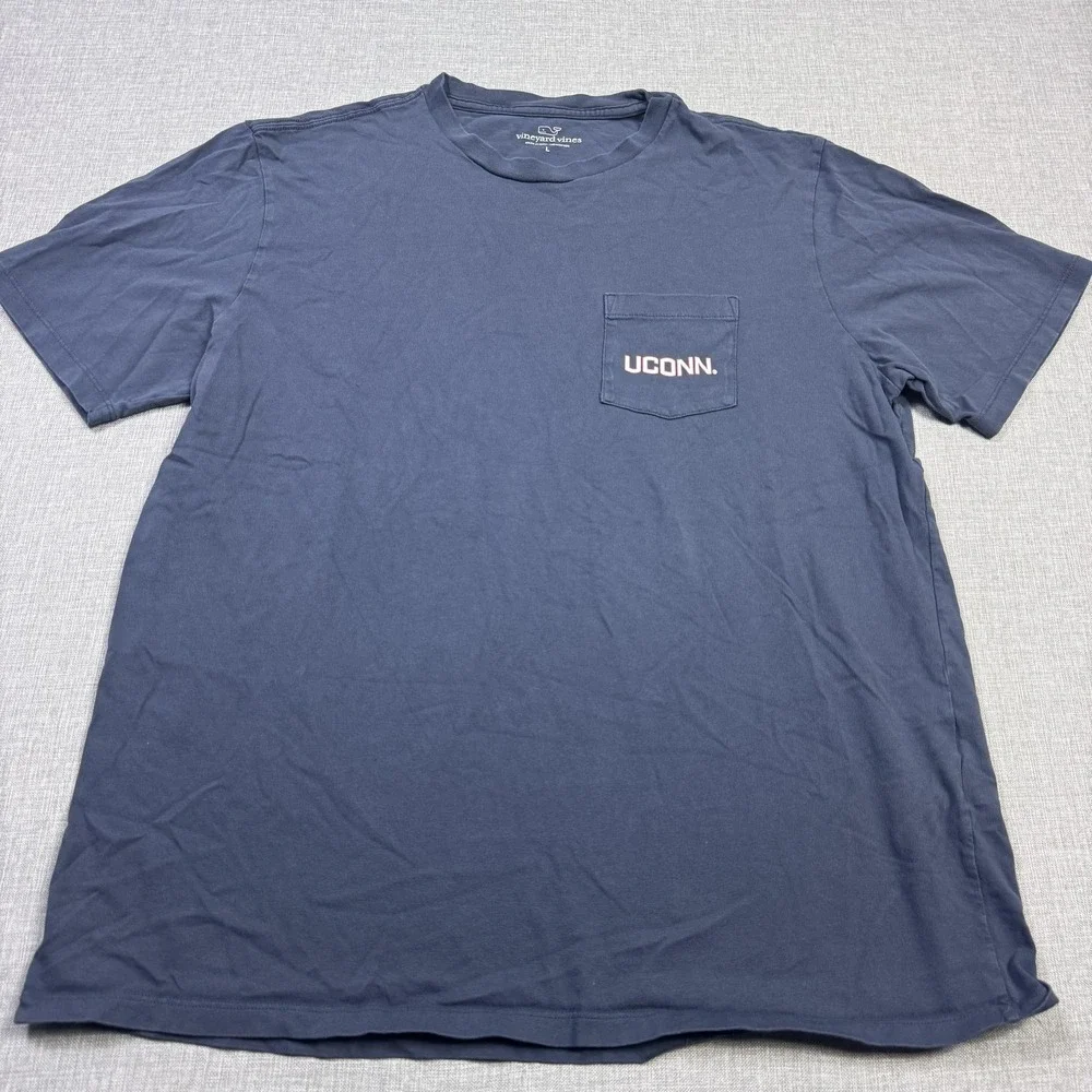 Vineyard Vines | Shirts | Vineyard Vines Uconn Huskies Tshirt Mens L ...